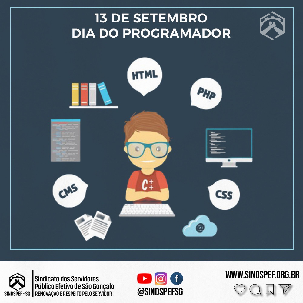 13 de setembro dia do programador. – SINDSPEF-SG